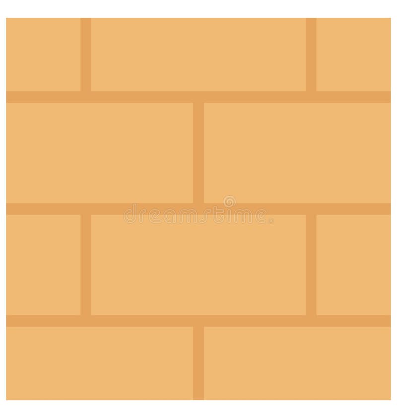 Basic RGB Bricks Wall Color Isolated Vector Icon Which Can Easily ...
