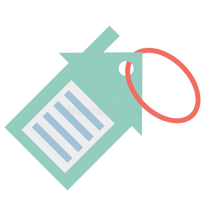 Tag Color Isolated Vector Icon Which Can Easily Modify or Edit Stock ...