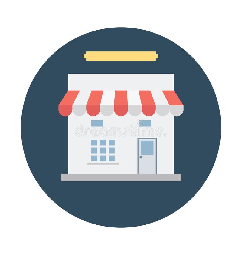 Basic RGB Shop Color Isolated Vector Icon Which Can Easily Modify or ...