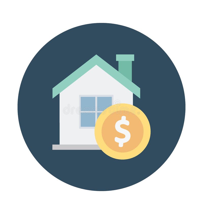 Property Value Color Isolated Vector Icon Which Can Easily Modify or ...