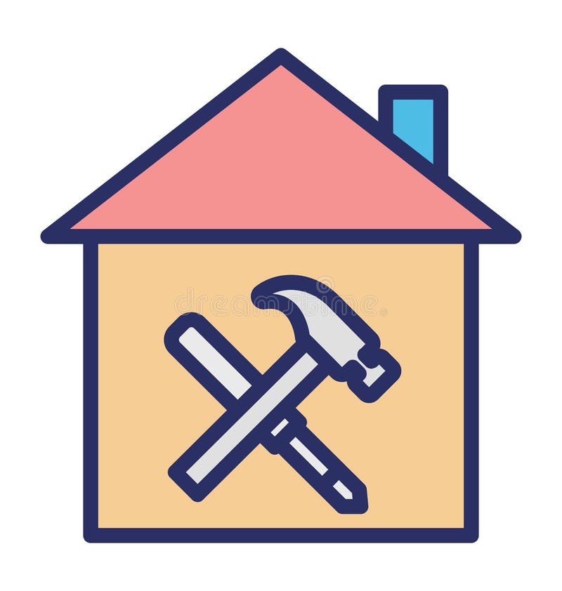 Home Improvement Isolated Vector Icon Which Can Easily Modify or Edit ...