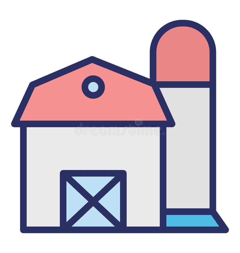 Godown Isolated Vector Icon Which Can Easily Modify or Edit Stock ...