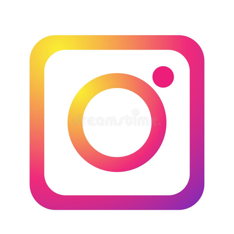 New Instagram Camera Logo Icon Vector with Modern Gradient Design ...