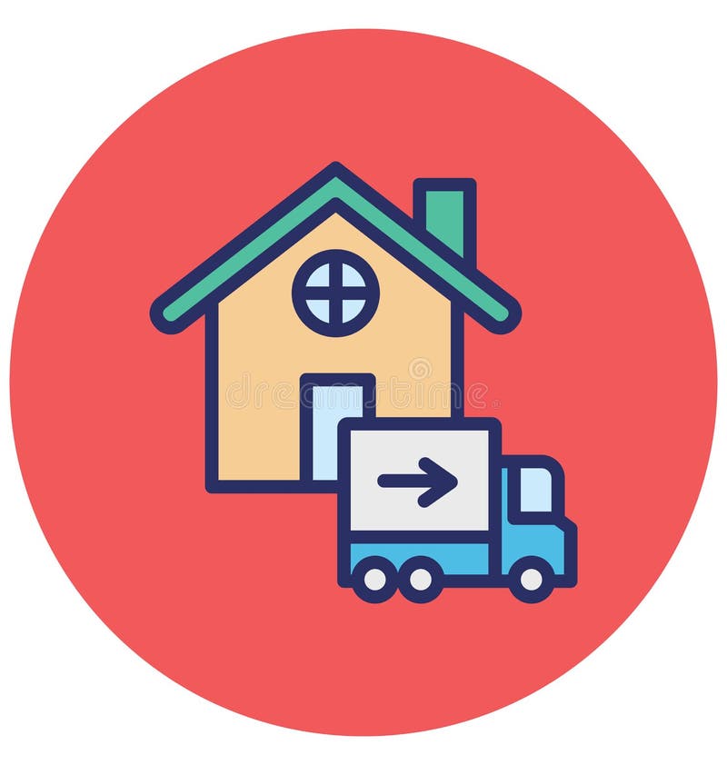 Home Relocation Isolated Vector Icon Which Can Easily Modify or Edit ...