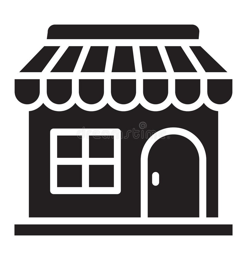 Commercial Building Isolated Vector Icon Which Can Easily Modify or ...