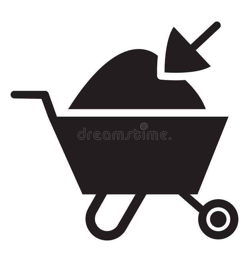 Barrow Isolated Vector Icon Which Can Easily Modify or Edit Barrow ...