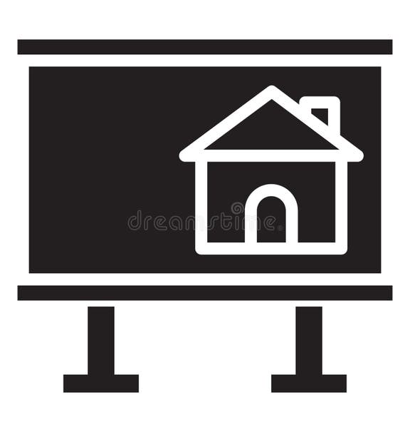 Billboard Isolated Vector Icon Which Can Easily Modify or Edit ...