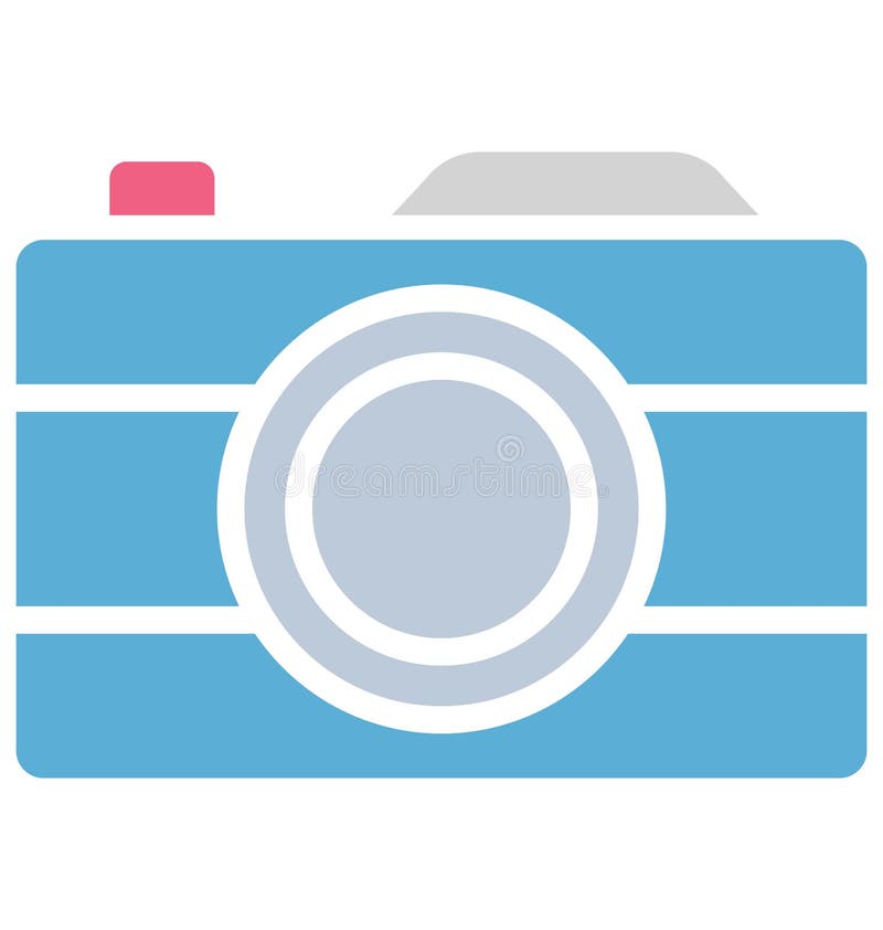 Camera Isolated Vector Icon Which Can Easily Modify or Edit Camera ...