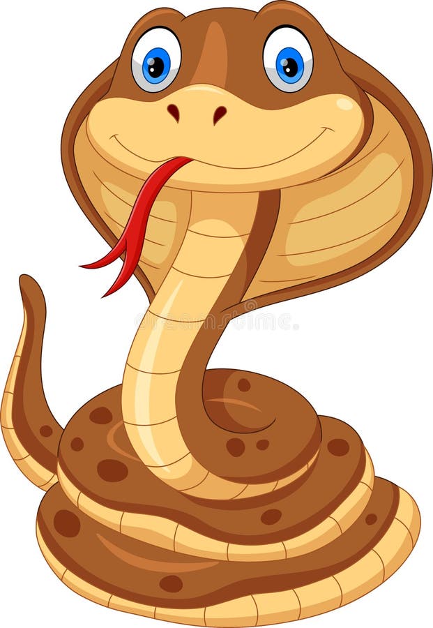 Cobra cartoon stock illustration. Illustration of expression - 24141133