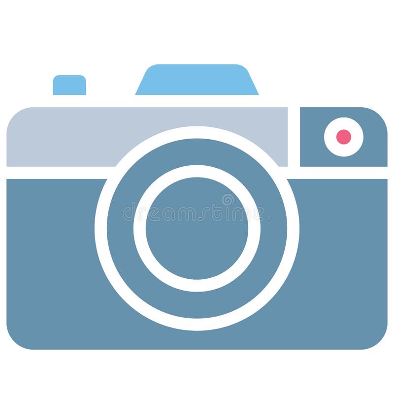 Camera Isolated Vector Icon Which Can Easily Modify or Edit Camera ...