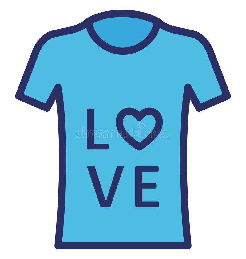 Basic RGB Clothes Isolated Vector Icon Which Can Easily Modify or Edit ...