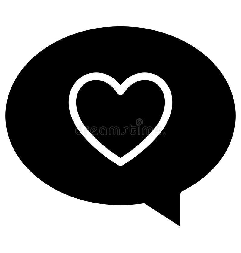 Heart Feelings, Loving Vector Icon Fully Editable Stock Illustration ...