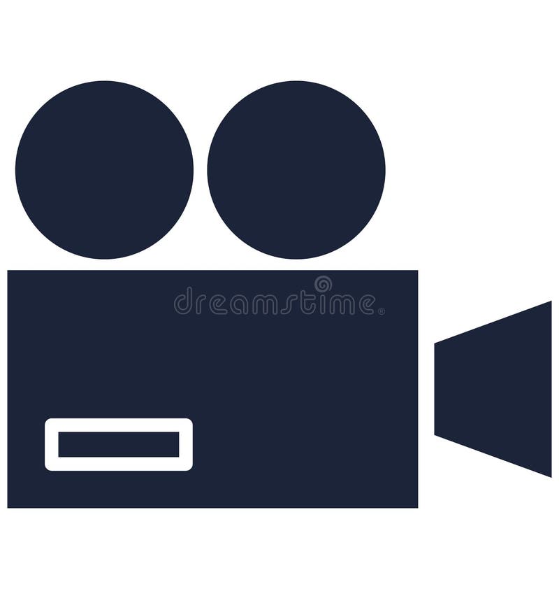 Shooting Camera Isolated Vector Icon Which Can Easily Modify or Edit ...