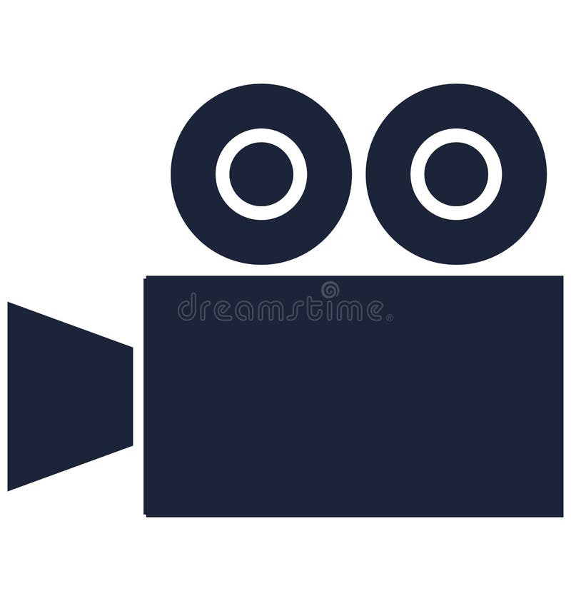 Shooting Camera Isolated Vector Icon Which Can Easily Modify or Edit ...