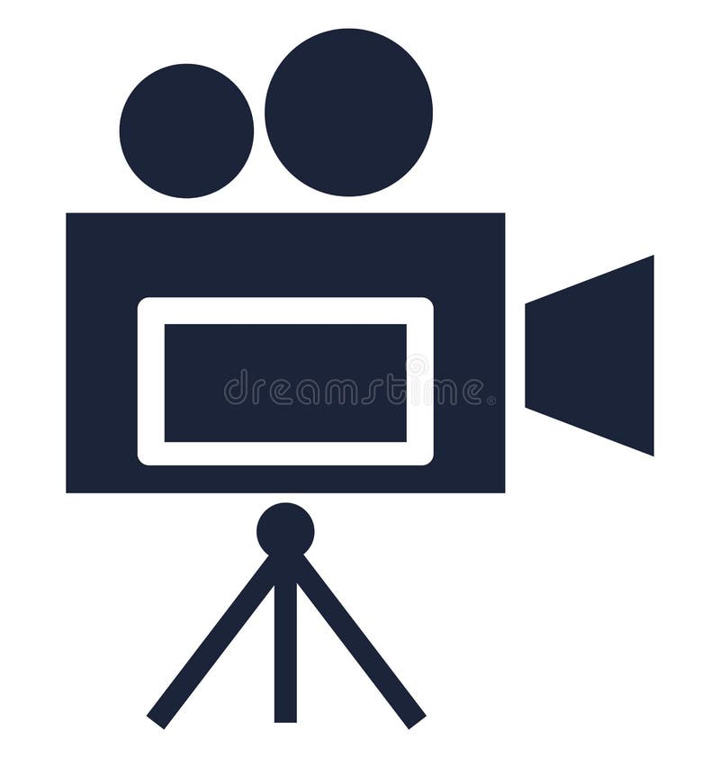 Shooting Camera Isolated Vector Icon Which Can Easily Modify or Edit ...
