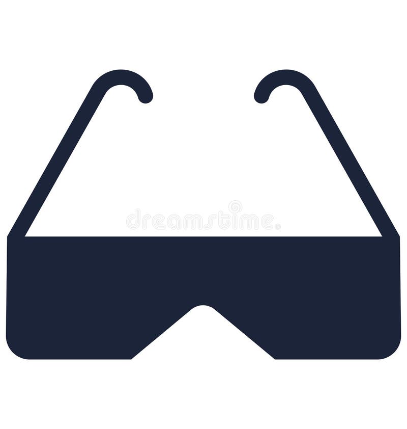 Eyewear Isolated Vector Icon Which Can Easily Modify or Edit Stock ...