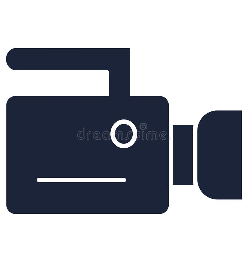 Camera Isolated Vector Icon Which Can Easily Modify or Edit Stock ...