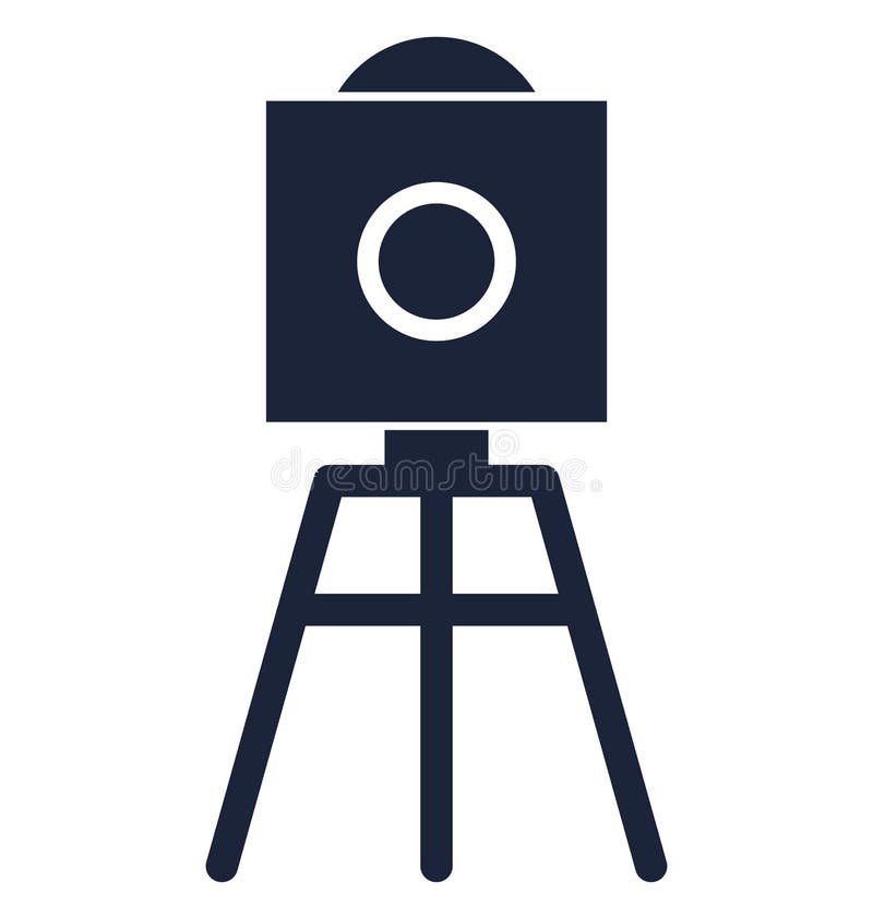 Camera Isolated Vector Icon Which Can Easily Modify or Edit Stock ...