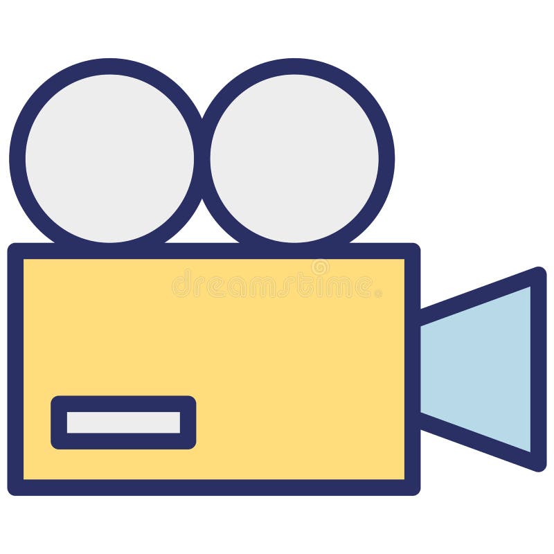 Shooting Camera Isolated Vector Icon Which Can Easily Modify or Edit ...