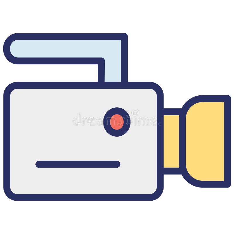 Camera Isolated Vector Icon Which Can Easily Modify or Edit Stock ...