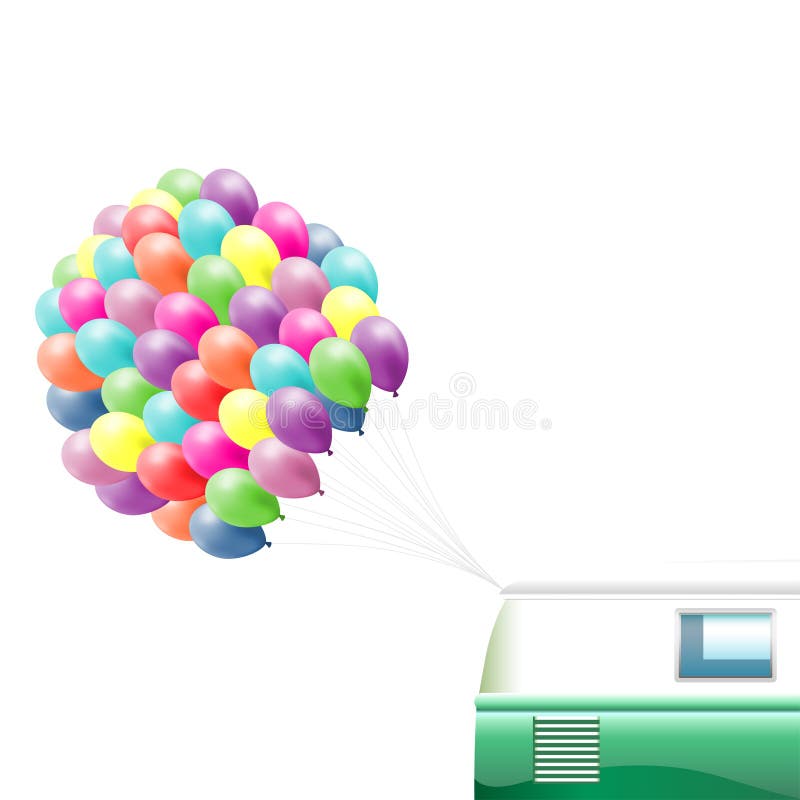 Van Balloons Stock Illustrations – 188 Van Balloons Stock Illustrations ...