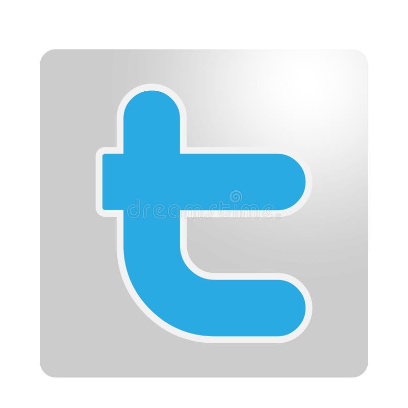 Twitter Logo Icon Vector Illustrations on White Background Editorial ...