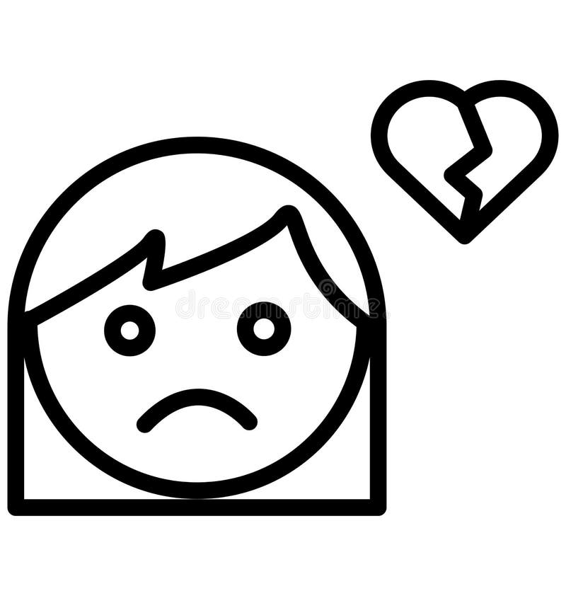 Broken Isolated Vector Icon that Can Be Easily Modified or Edit Stock ...