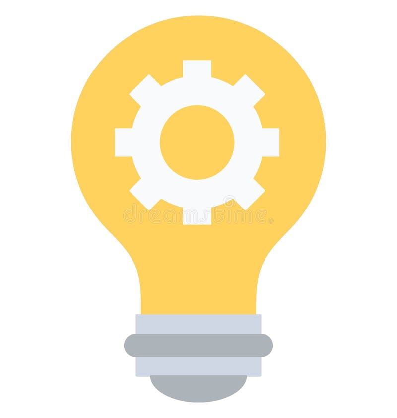 Bulb Vector Icon Isolated Vector Icon Which Can Easily Modify or Edit ...