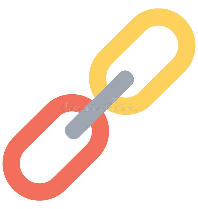 Backlink Isolated Vector Icon Which Can Easily Modify or Edit Stock ...