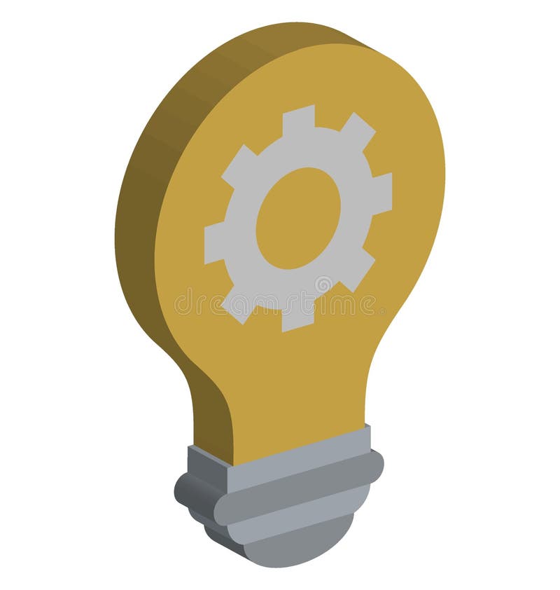 Bulb Vector Icon Isolated Vector Icon Which Can Easily Modify or Edit ...