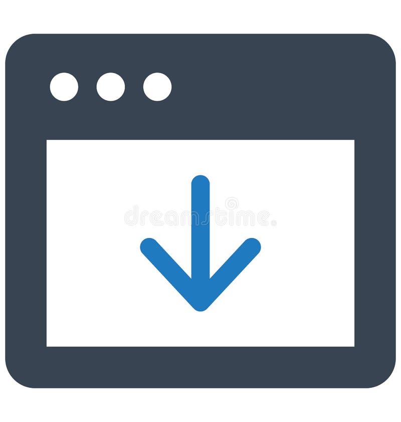 Download Button Vector Related To Web Browser Windows and Fully ...