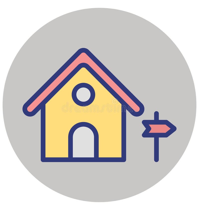 Home Isolated Vector Icon Which Can Easily Modify or Edit Stock Vector ...