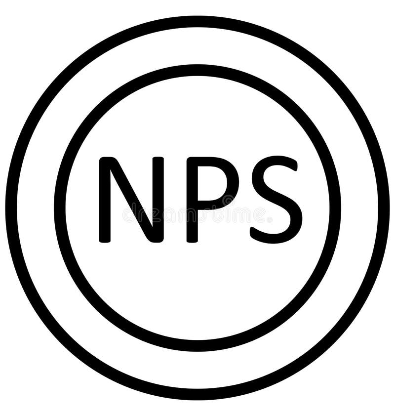 Nps Isolated Vector Icon Which Can Easily Modify or Edit Stock Vector ...