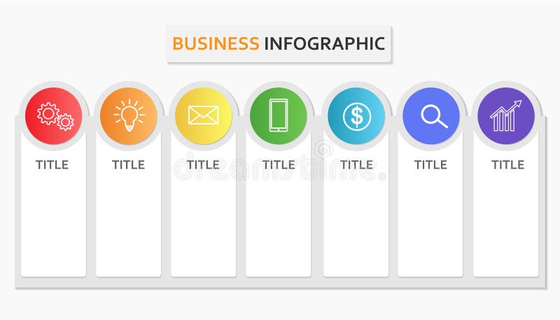 Business Infographic Template Element for Presentations or Information ...