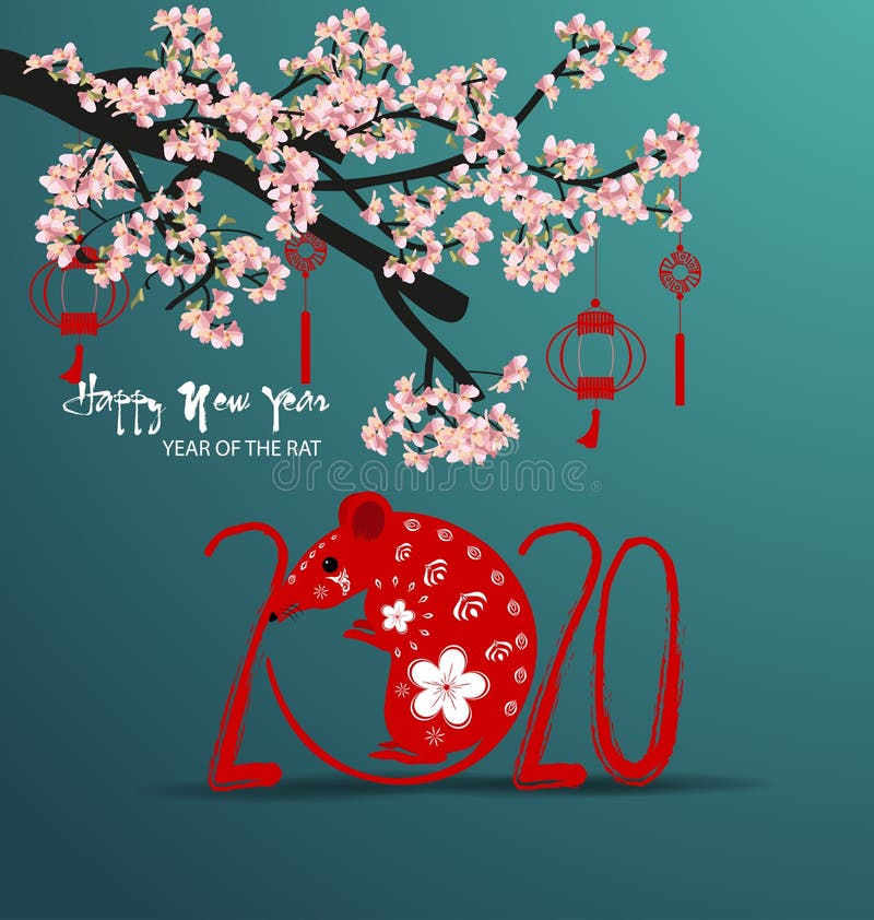 Happy New Year 2020, Merry Christmas. Happy Chinese New Year 2020 Year ...