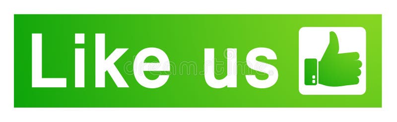 Like Us on Facebook Banner in Illustrations Logo Icon for Web Editorial ...