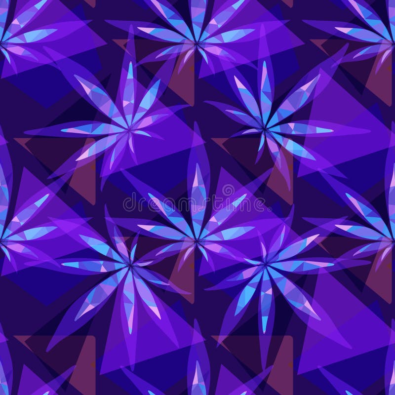 Seamless Texture of Cannabis Marijuana Leaves in a Bright Abstract ...