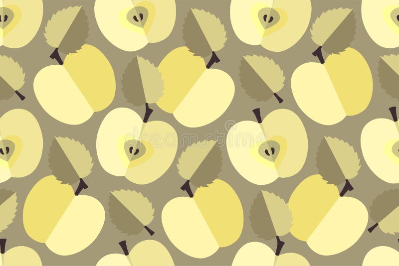 Autumn apples. stock vector. Illustration of cartoon - 149018963