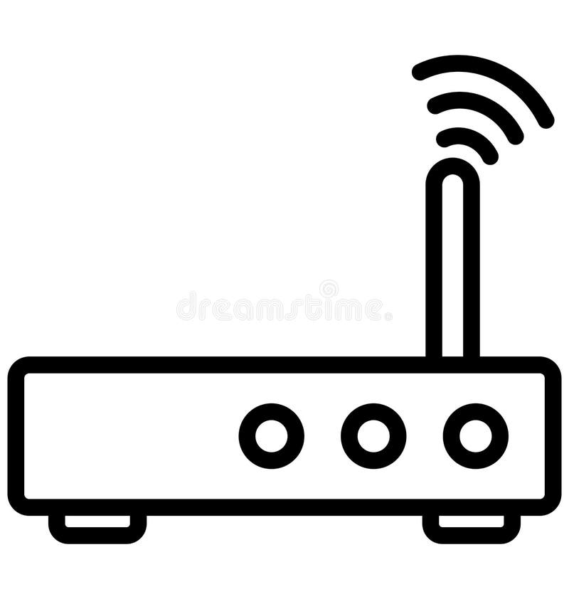 Internet Device Isolated Vector Icon Which Can Easily Modify or Edit ...
