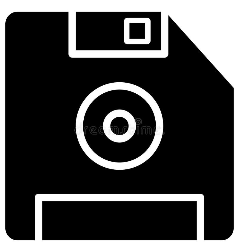 Diskette Isolated Vector Icon Which Can Easily Modify or Edit Stock ...