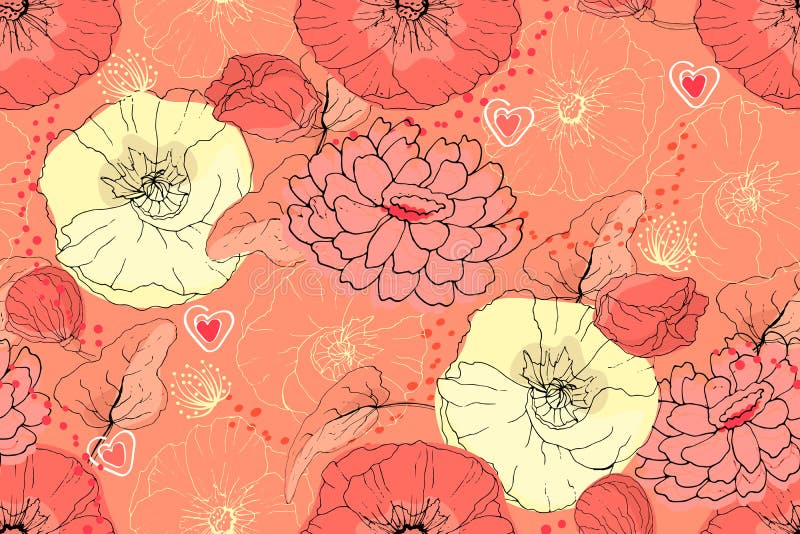 Coral Mallow Stock Illustrations – 16 Coral Mallow Stock Illustrations ...