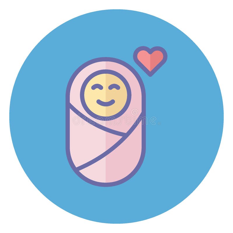 Baby, Child Isolated Vector Icon Which Can Easily Modify or Edit Stock ...