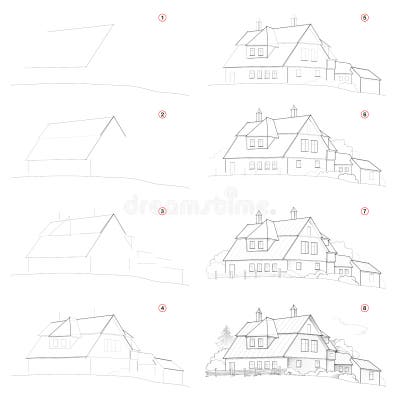 How Create Step by Step Pencil Drawing. Page Shows How To Learn ...
