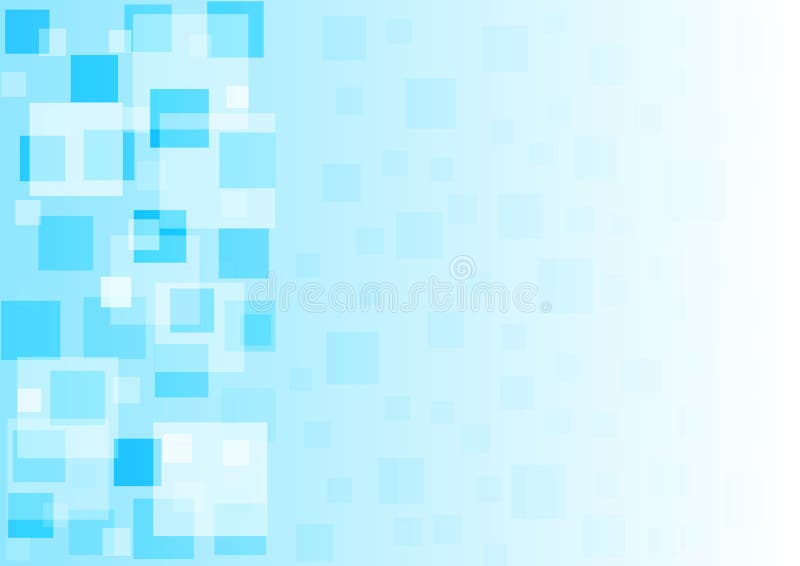 Vector Shiny Squares Geometric Pattern in Pastel Blue Gradient ...