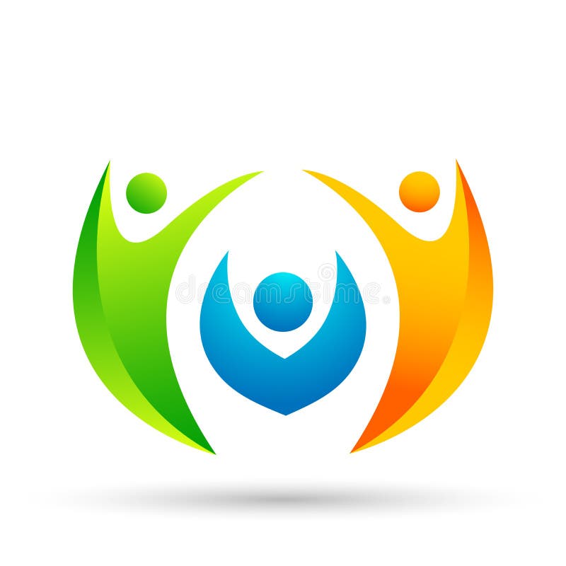 Family in Happy Union Home Logo, Family, Parent, Kids,green Love ...