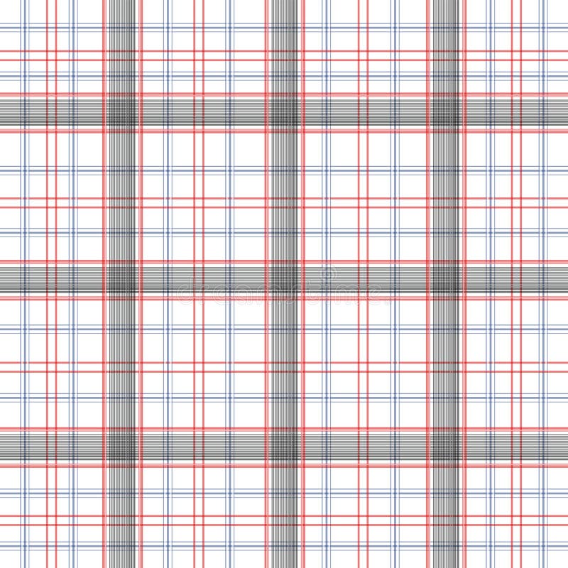 Seamless Plaid Line Pattern Design Stock Vector - Illustration of ...