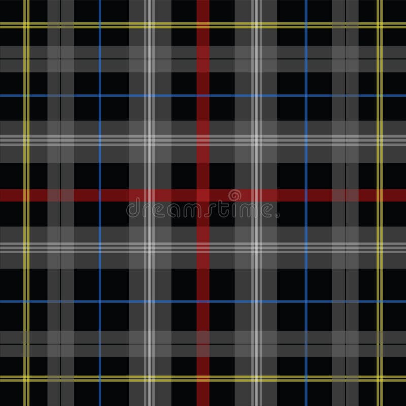 Seamless Plaid Line Pattern Design Stock Vector - Illustration of ...