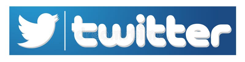 Twitter Logo Icon Bird Vector Element on White Background Editorial ...