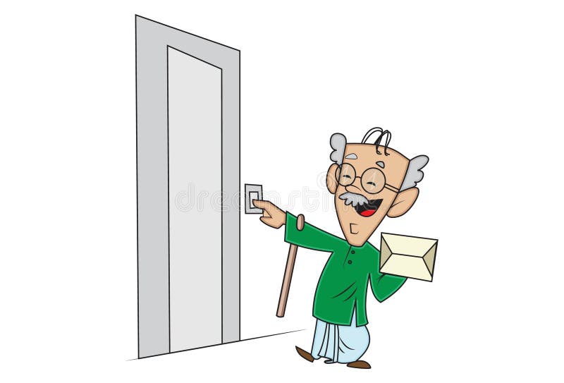 Smiling Doorbell Stock Illustrations – 27 Smiling Doorbell Stock ...