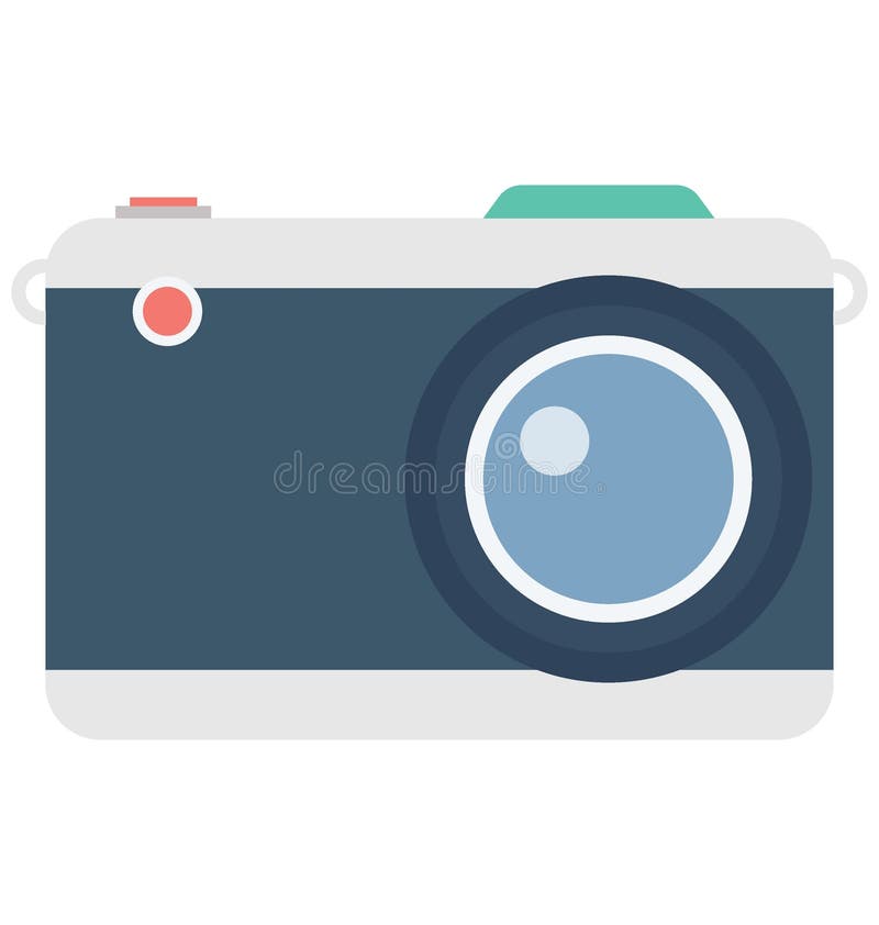 Camera Color Vector Icon Which Can Easily Modify or Edit Stock Vector ...